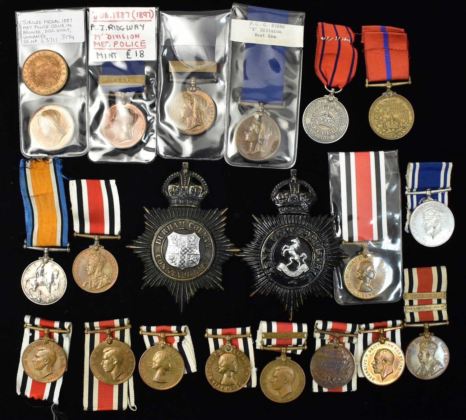 Lot 1519 - Constabulary medals