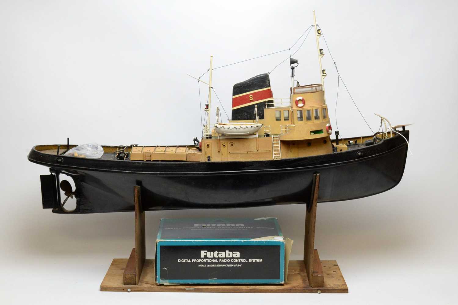 Lot 1206 - A mid-20th Century scratch built ship model