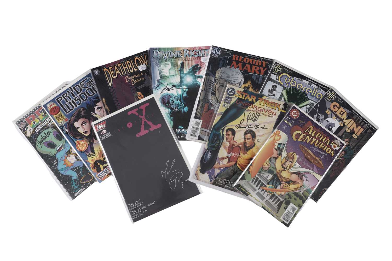 Lot 836 - Limited edition signed comics by DC, Helix
