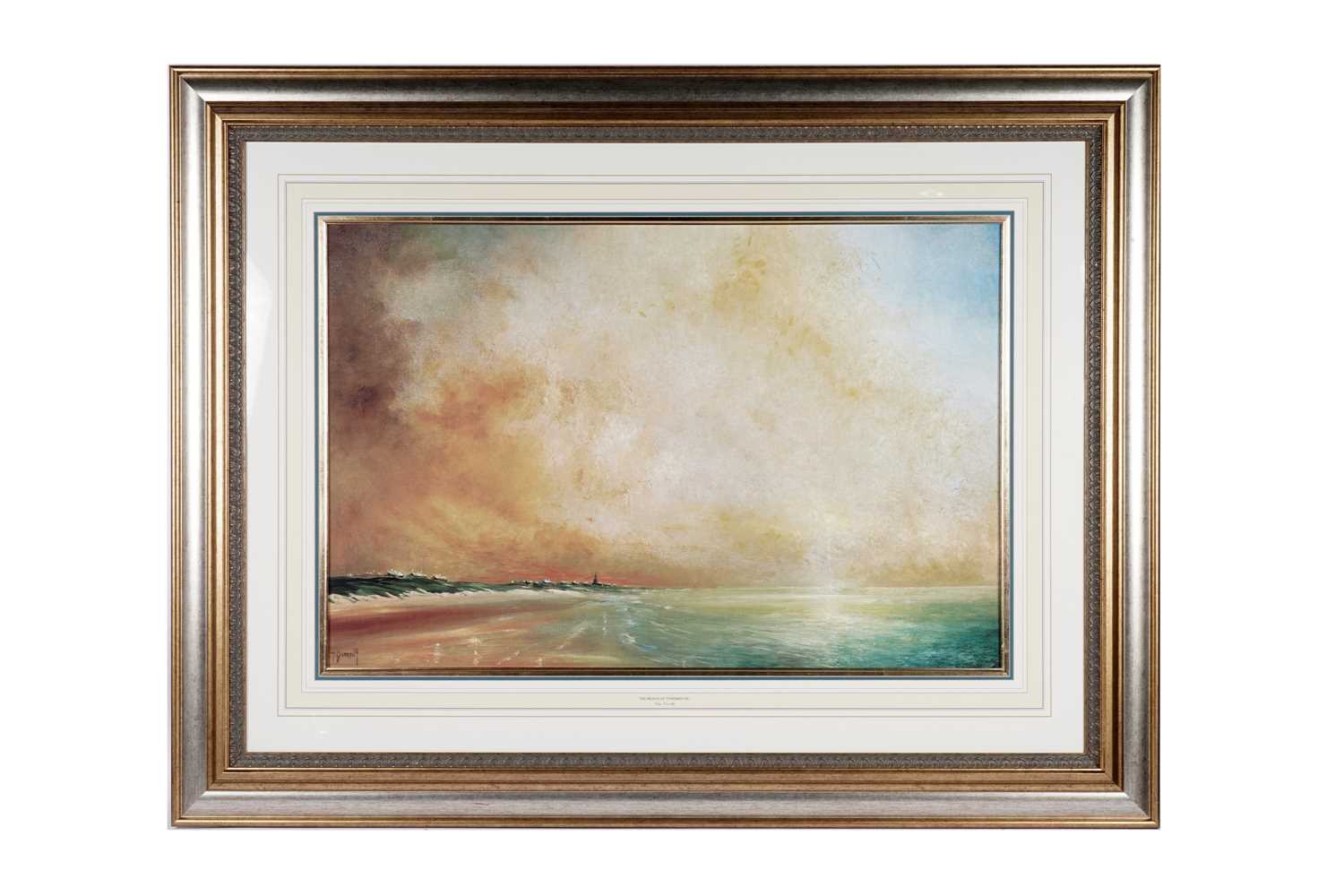 Lot 35 - Terry Donnelly - The Beach at Tynemouth | oil
