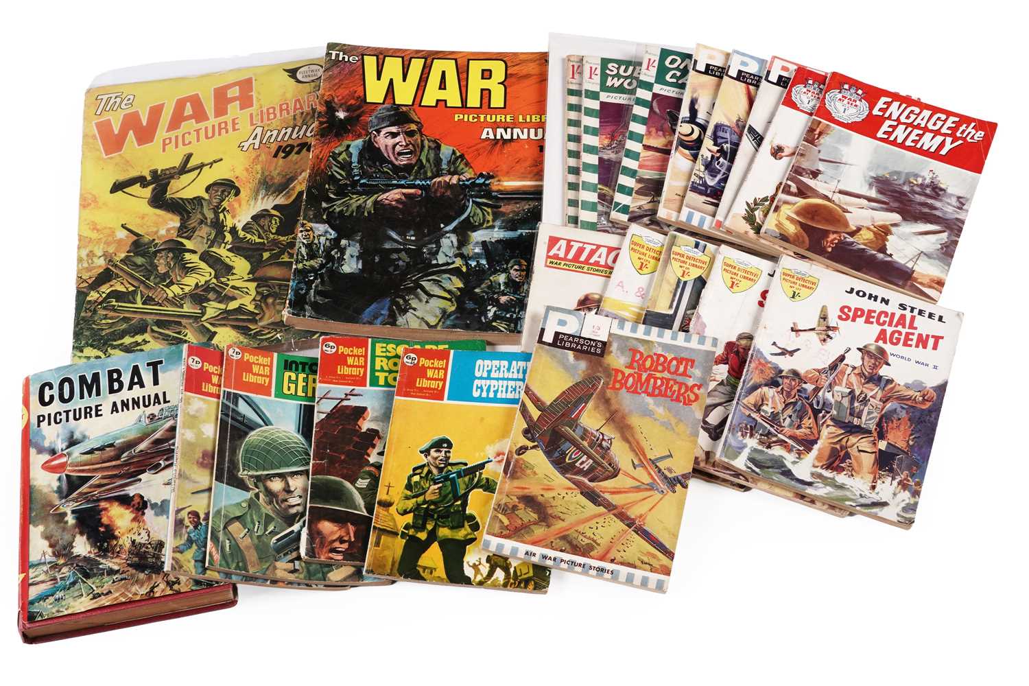 Lot 62 - Attack! No. 1; and other British war comics